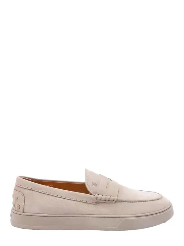 TOD'S Suede Loafers - Neutrals