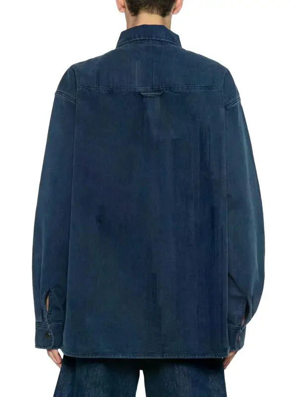 Carhartt Work In Progress Parrish Corduroy Shirt - Blue