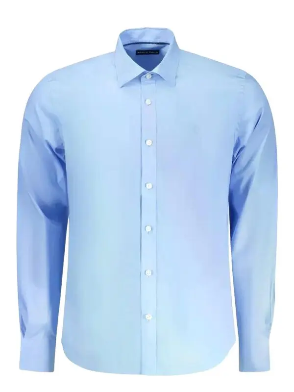 NORTH SAILS Long-sleeve Cotton Shirt - Blue