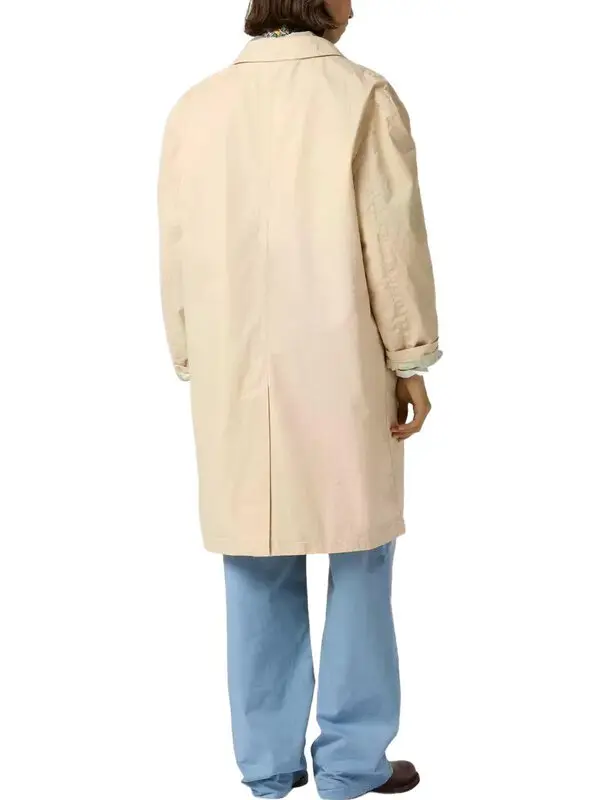Miu Miu Gabardine Single-breasted Trench Coat - Neutrals