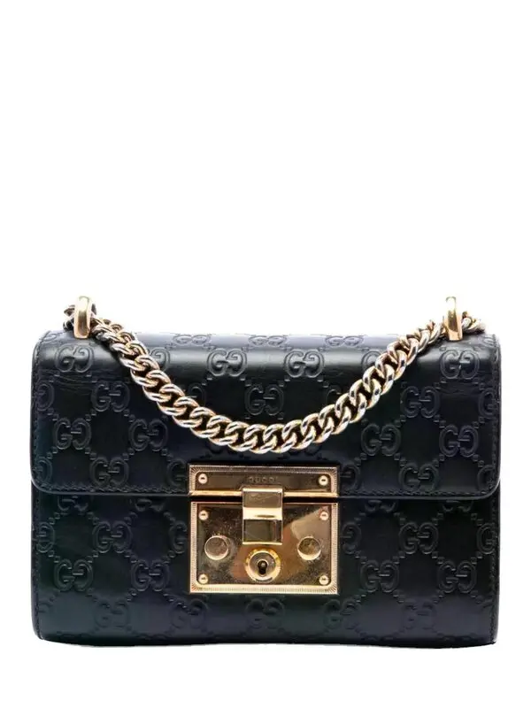 Gucci Small Padlock Crossbody Bag - Black