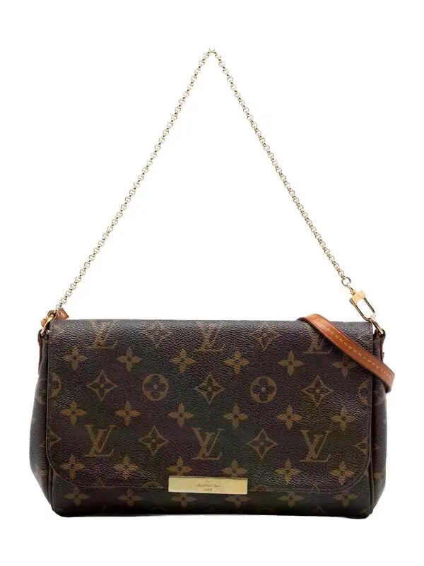 LOUIS VUITTON Monogram Favorite Mm Satchel - Brown