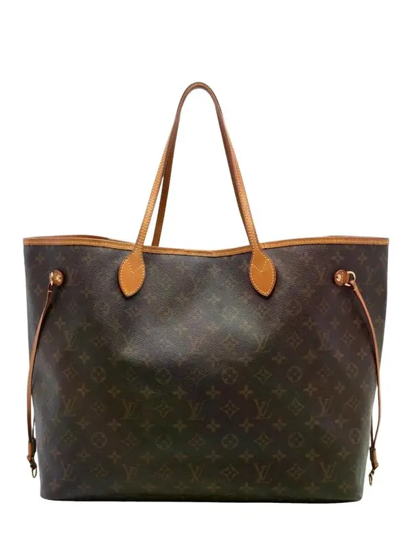 LOUIS VUITTON Monogram Neverfull Gm Tote Bag - Brown