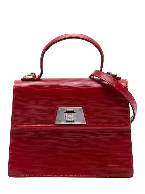 LOUIS VUITTON Epi Sevigne Satchel - Red