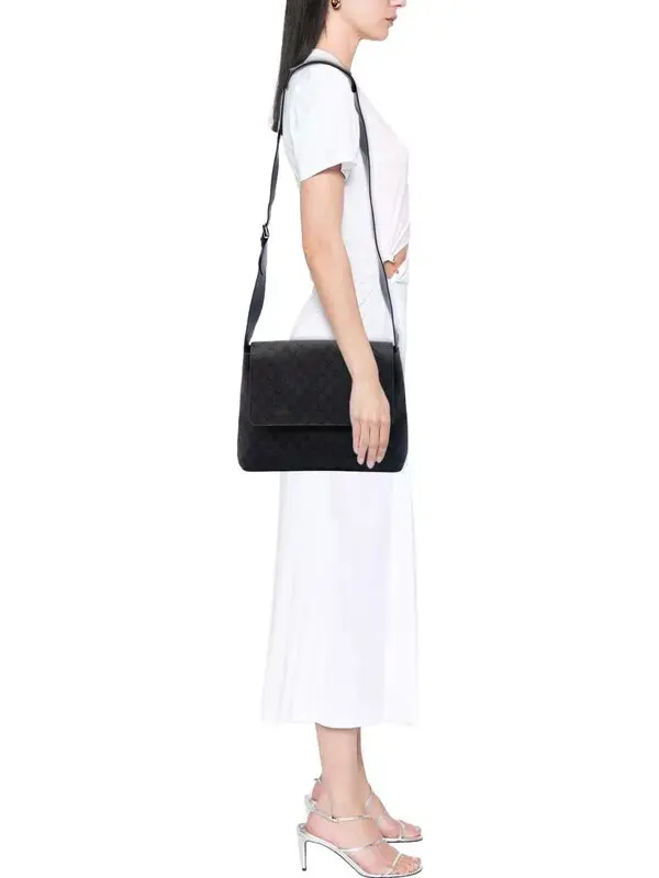 Gucci Gg Denim Messenger Bag - Black