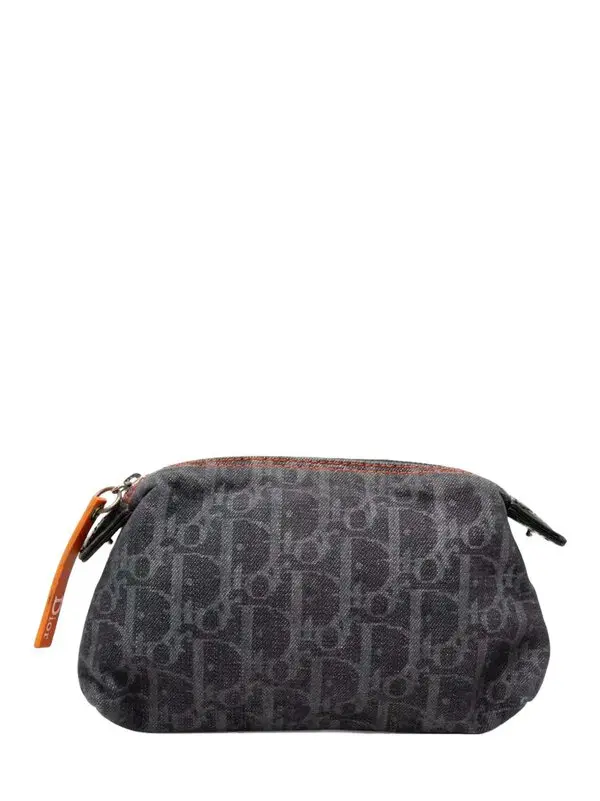 Dior Denim Trotter Flight Cosmetic Pouch - Blue