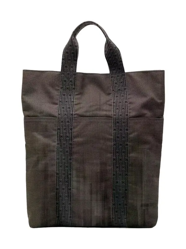 Hermès Herline Canvas Cabas Tote Bag - Brown