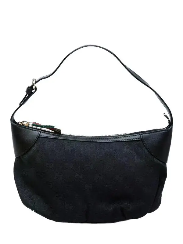 Gucci Gg Canvas Web Handbag - Blue