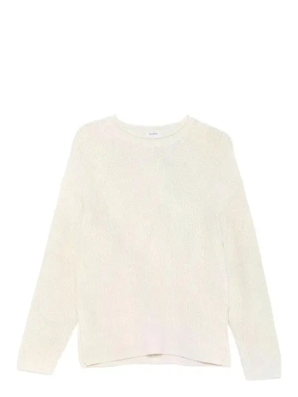 Filippa K Ribbed Knit Dropped Shoulder Sweater - Neutrals