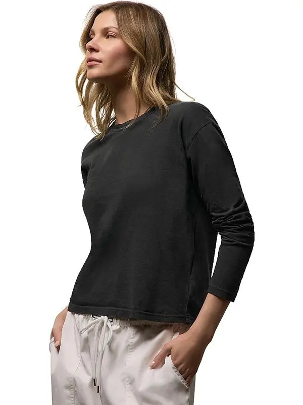 JAMES PERSE Vintage Boxy Tee Mid-weight Cotton - Carbon Pigment