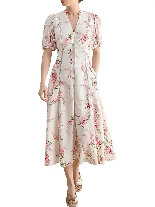 HOBBS LONDON Matilda Dress - Ivory Multi