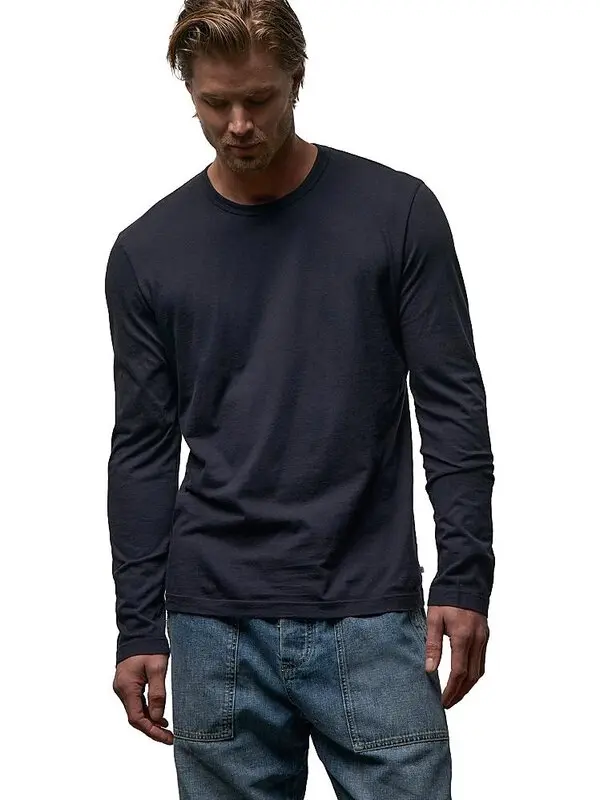 JAMES PERSE Long Sleeve Crewneck Tee - Deep