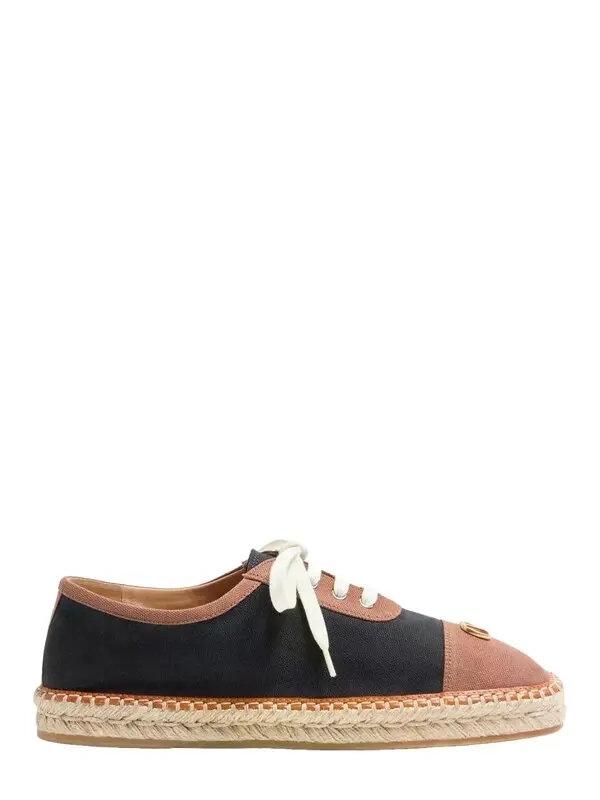 Valentino Garavani Palm Avenue Vlogo Espadrilles - Black
