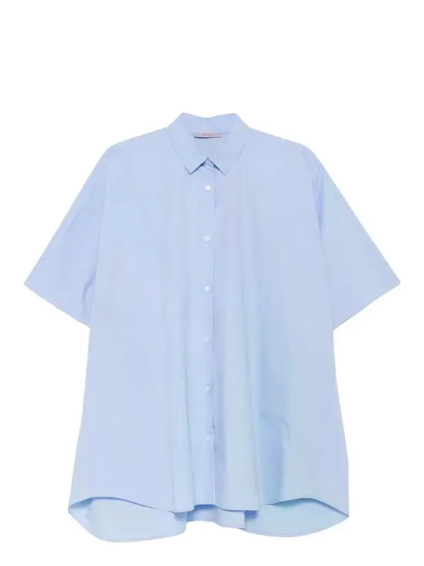 Dusan Short-sleeve Button-down Shirt - Blue