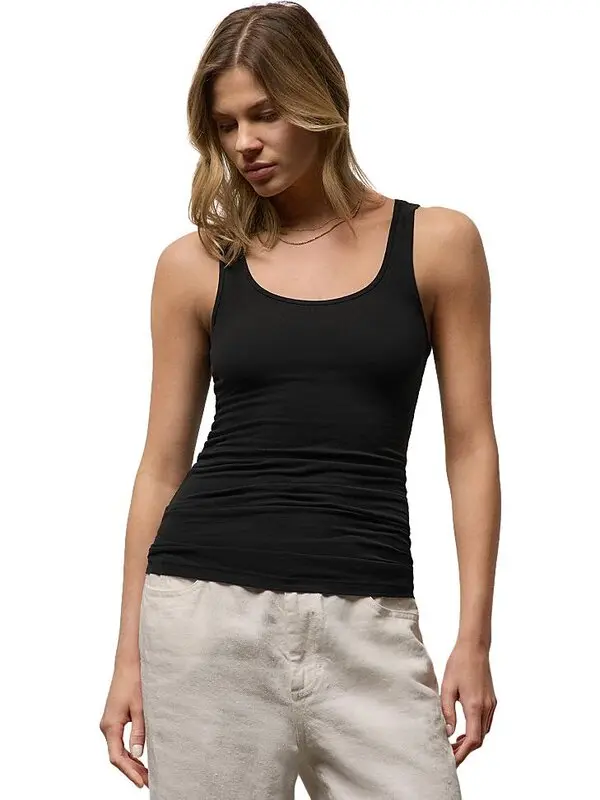 JAMES PERSE Long Jersey Tank - Black