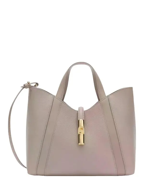 Furla Goccia Small Tote Bag - Neutrals