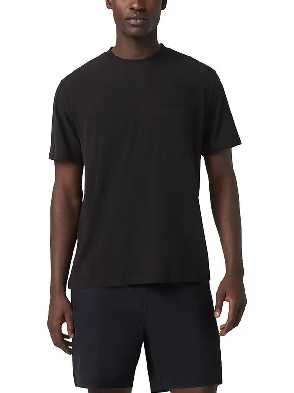 Vuori Short Sleeve Micro Waffle Tee - Black