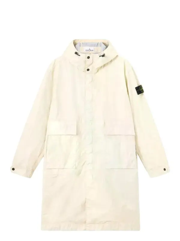 Stone Island Membrana 3l Tc Hooded Parka - Neutrals