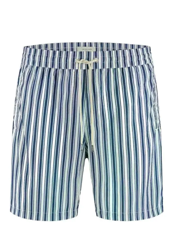 Jacob Cohen Striped Swim Shorts - Blue