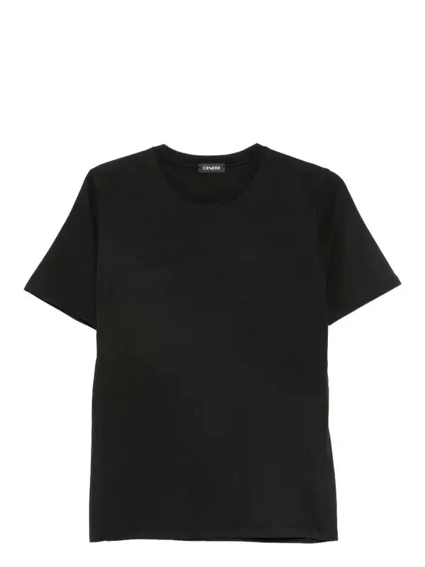 CENERE GB Crew-neck T-shirt - Black