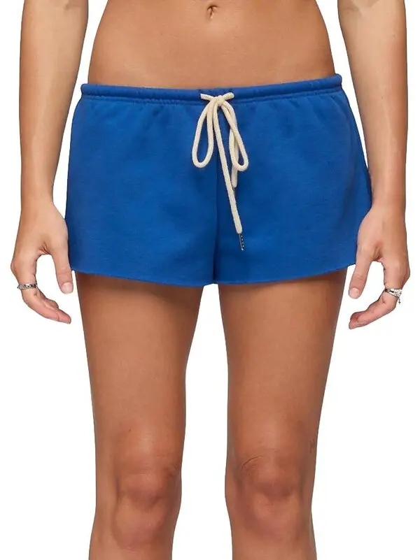 EDIKTED Lynette Camouflage Shorts - Blue