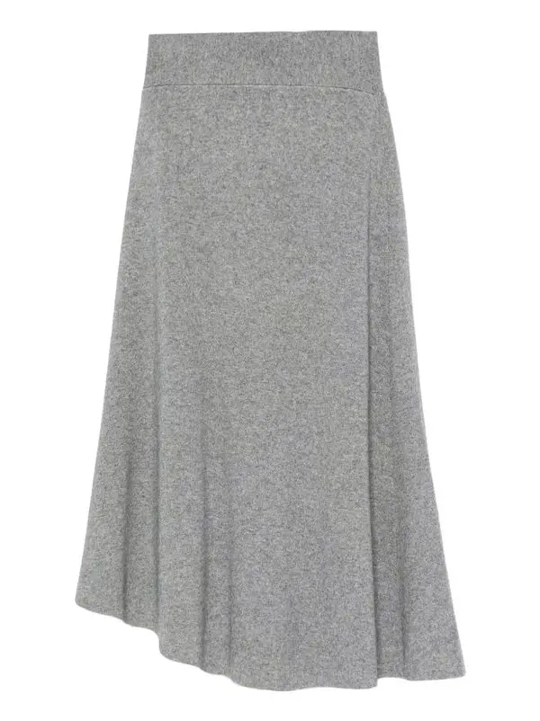 Barbara Bui Asymmetrical Hem Skirt - Grey