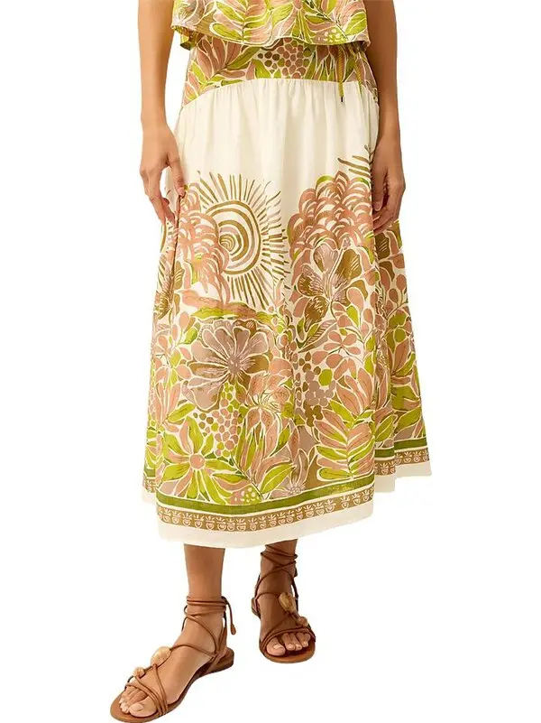 MARIE OLIVER Vicki Midi Skirt - Solara