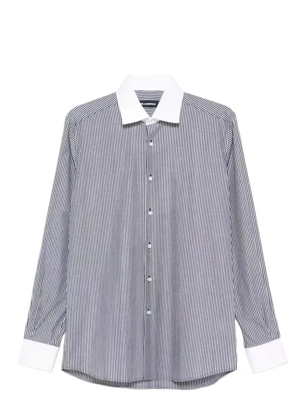 Karl Lagerfeld Cotton Shirt - Black