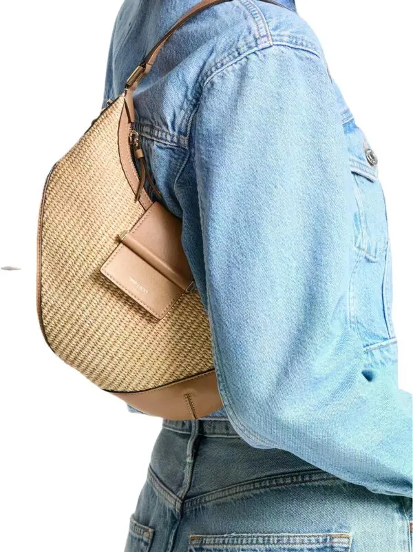 JIMMY CHOO Bar Small Shoulder Bag - Neutrals