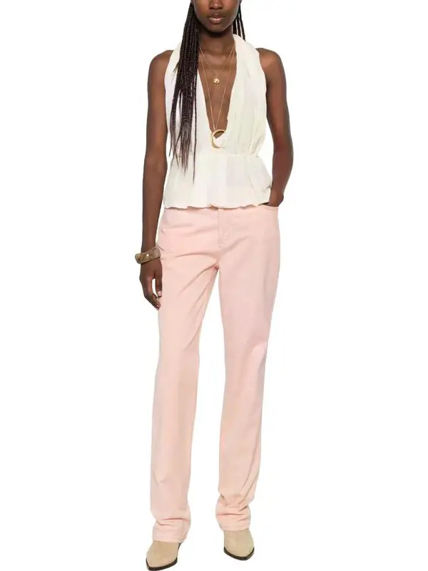 Roberto Cavalli 2000s Logo Patch Trousers - Pink