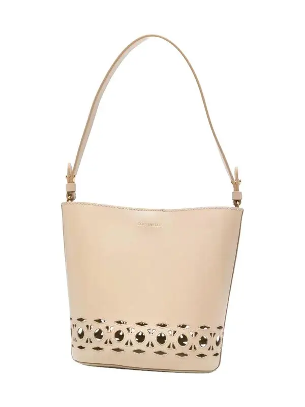 COCCINELLE Cut-out Detail Tote Bag - Neutrals