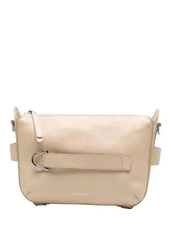 COCCINELLE Logo-print Shoulder Bag - Neutrals
