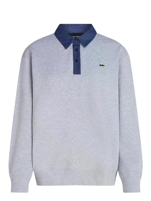 Karl Lagerfeld Ikon Polo Shirt - Grey