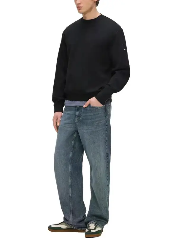Karl Lagerfeld Logo Patch Sweatshirt - Black