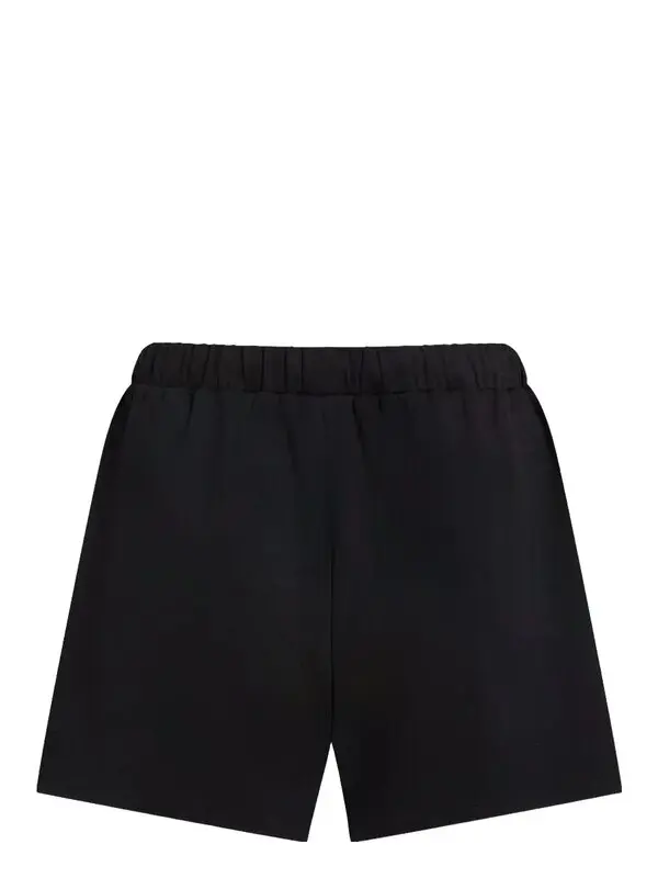 Karl Lagerfeld Logo-patch Drawstring Shorts - Black