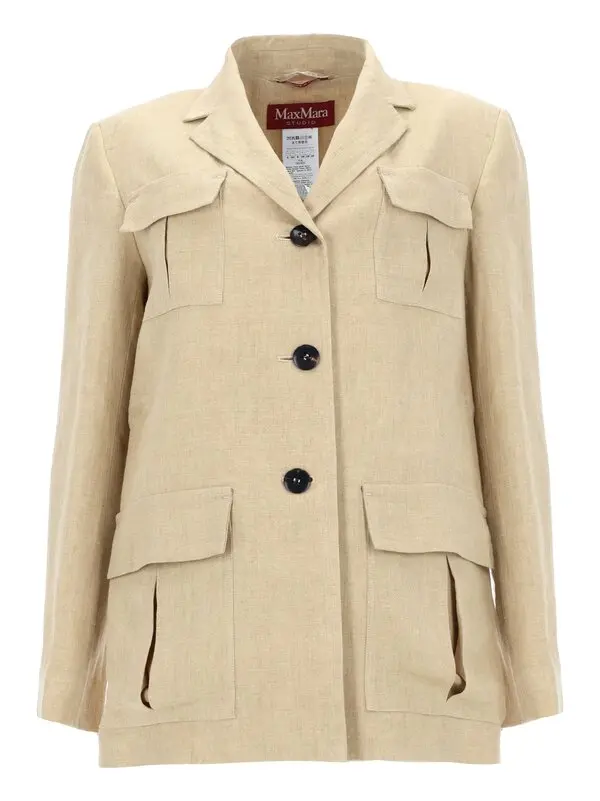 Max Mara Linen Jacket - Beige