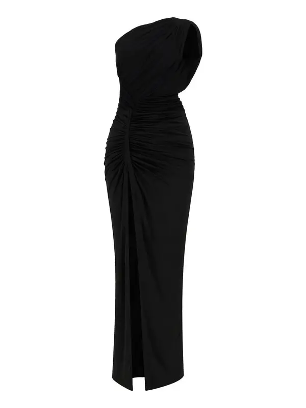 Rick Owens Abito Avra One-shoulder Gown - Black