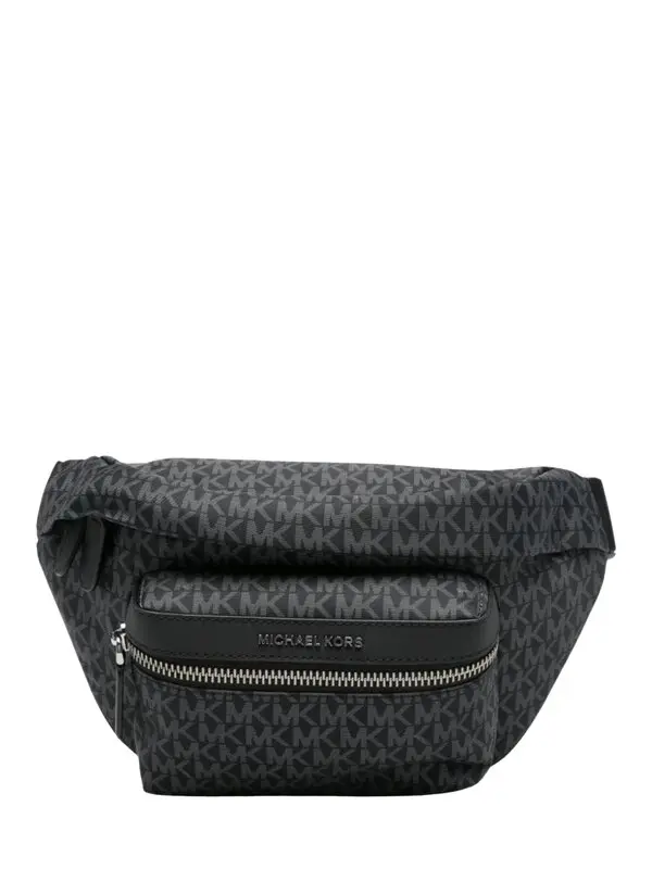 Michael Kors Logo Print Belt Bag - Black