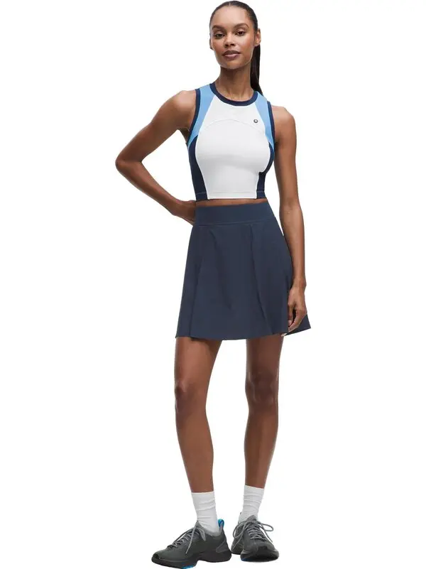 Lululemon A-line Side-pleat Tennis Skirt - Club Blue