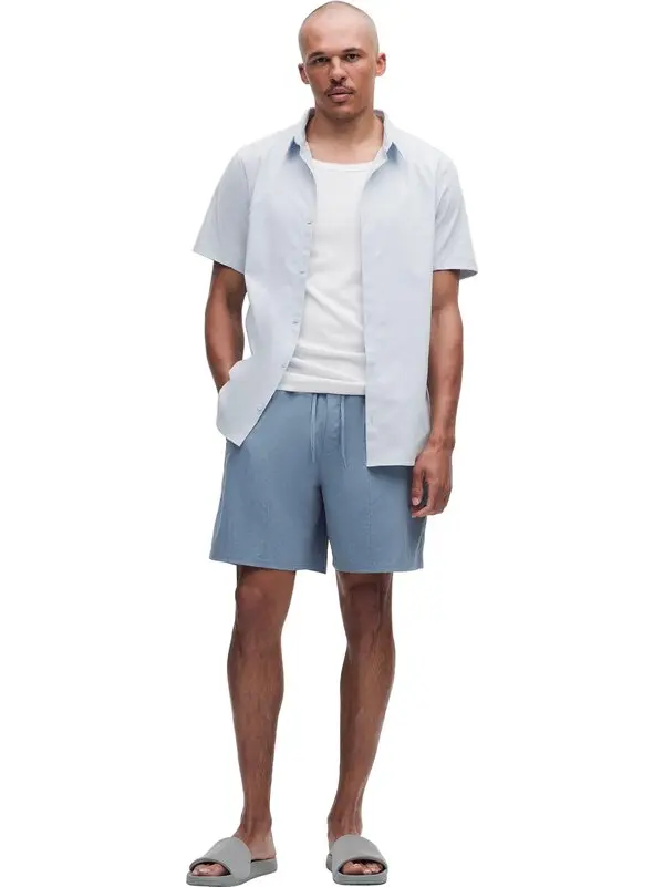 Lululemon Beach To Trail Lined Short 7 - Steel Blue