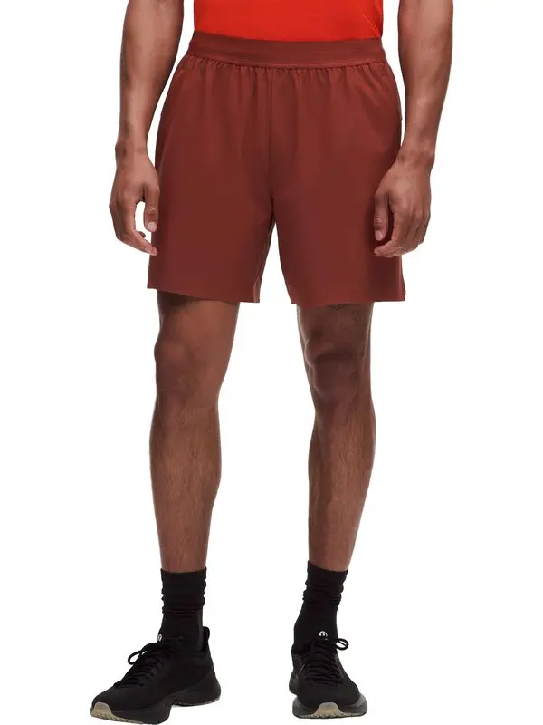 Lululemon Weightlifting Linerless Short 7 - Cranberry Charm