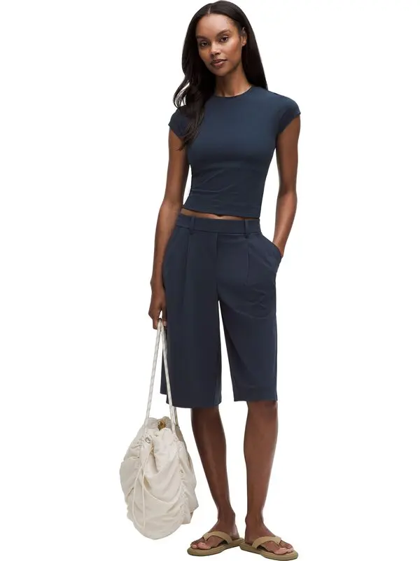 Lululemon Daydrift Low-rise Relaxed-fit Shorts - True Navy