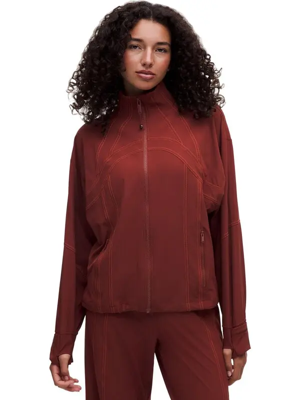 Lululemon Define Oversized Jacket - Cranberry Charm/cherry Ember