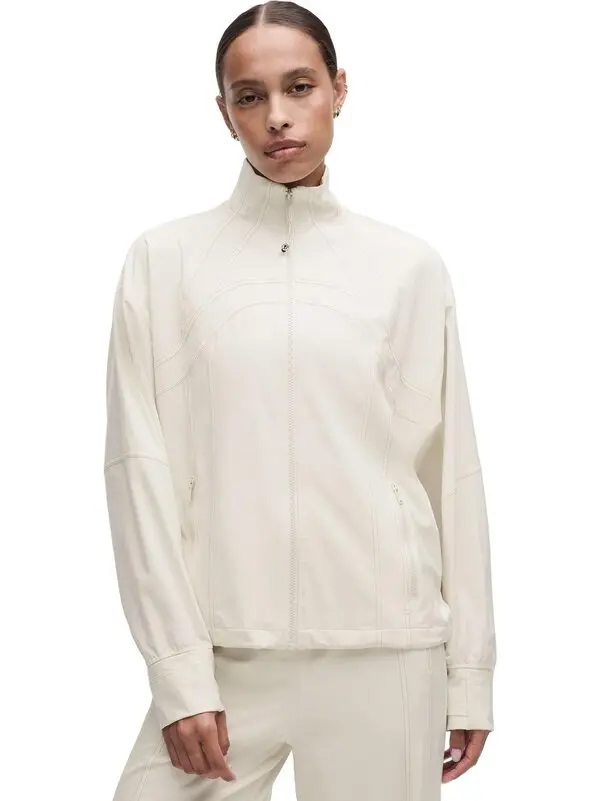 Lululemon Define Oversized Jacket - Light Ivory/wacky Khaki