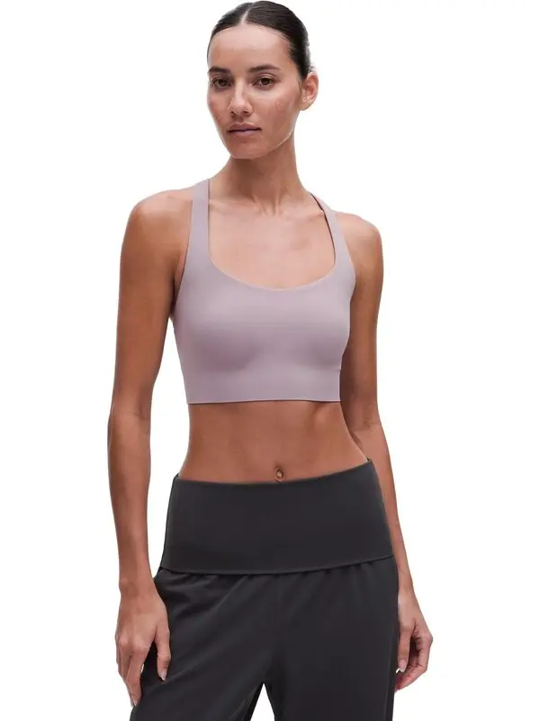 Lululemon Flexyflex Strappy Longline Yoga Bra - Shallot