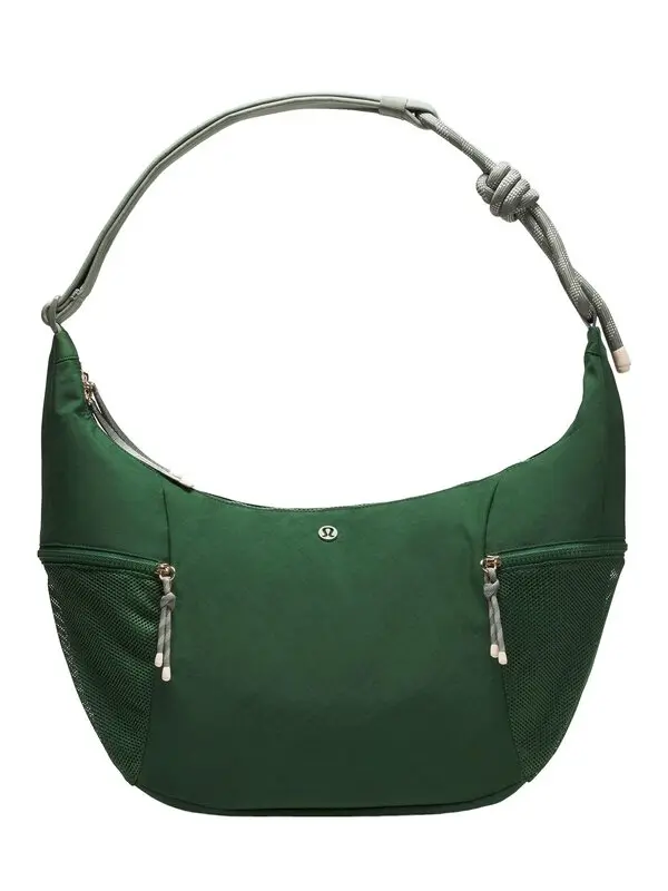 Lululemon Large Slouchy Sling Bag 13l - Ivy Grove/willow Leaf/breakfast Tea