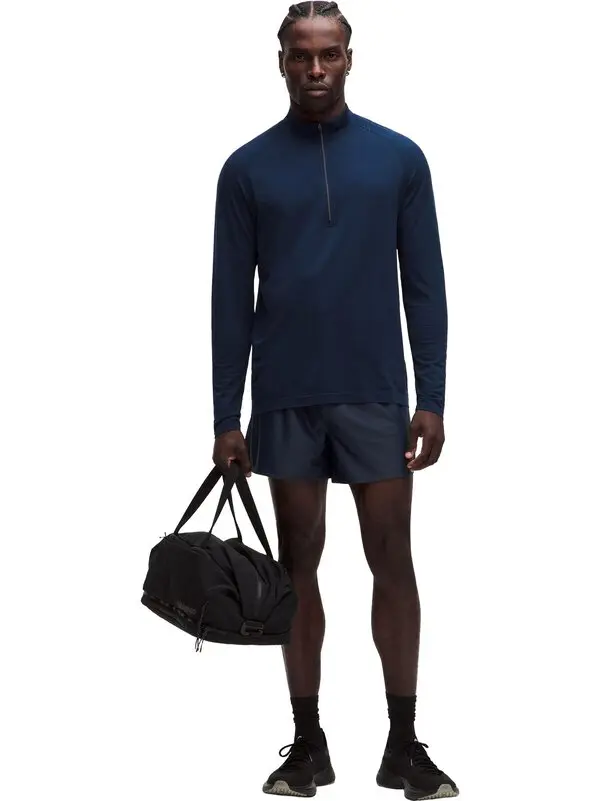 Lululemon Mesh Gym Linerless Short 4 - True Navy