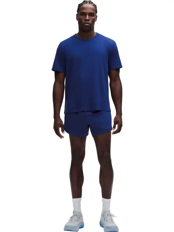Lululemon Metal Vent Tech Linerless Short 5 - Clubhouse Blue/clubhouse Blue