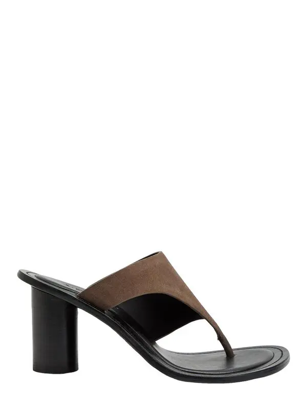 A.emery Hardie 70 Thong Mules - Black Other