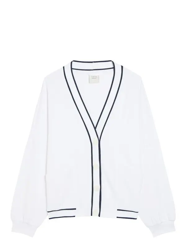 Varley Decker Off-court Cardigan - White